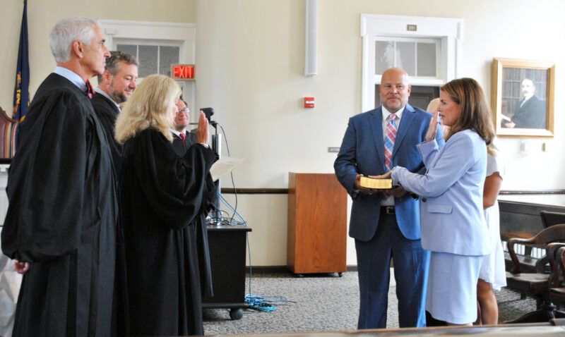 Rater sworn in as Common Pleas judge | News, Sports, Jobs - The Express
